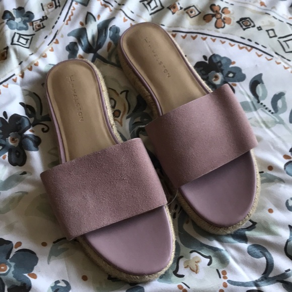 H by Halston | Shoes | Norma Espadrille Slides | Poshmark